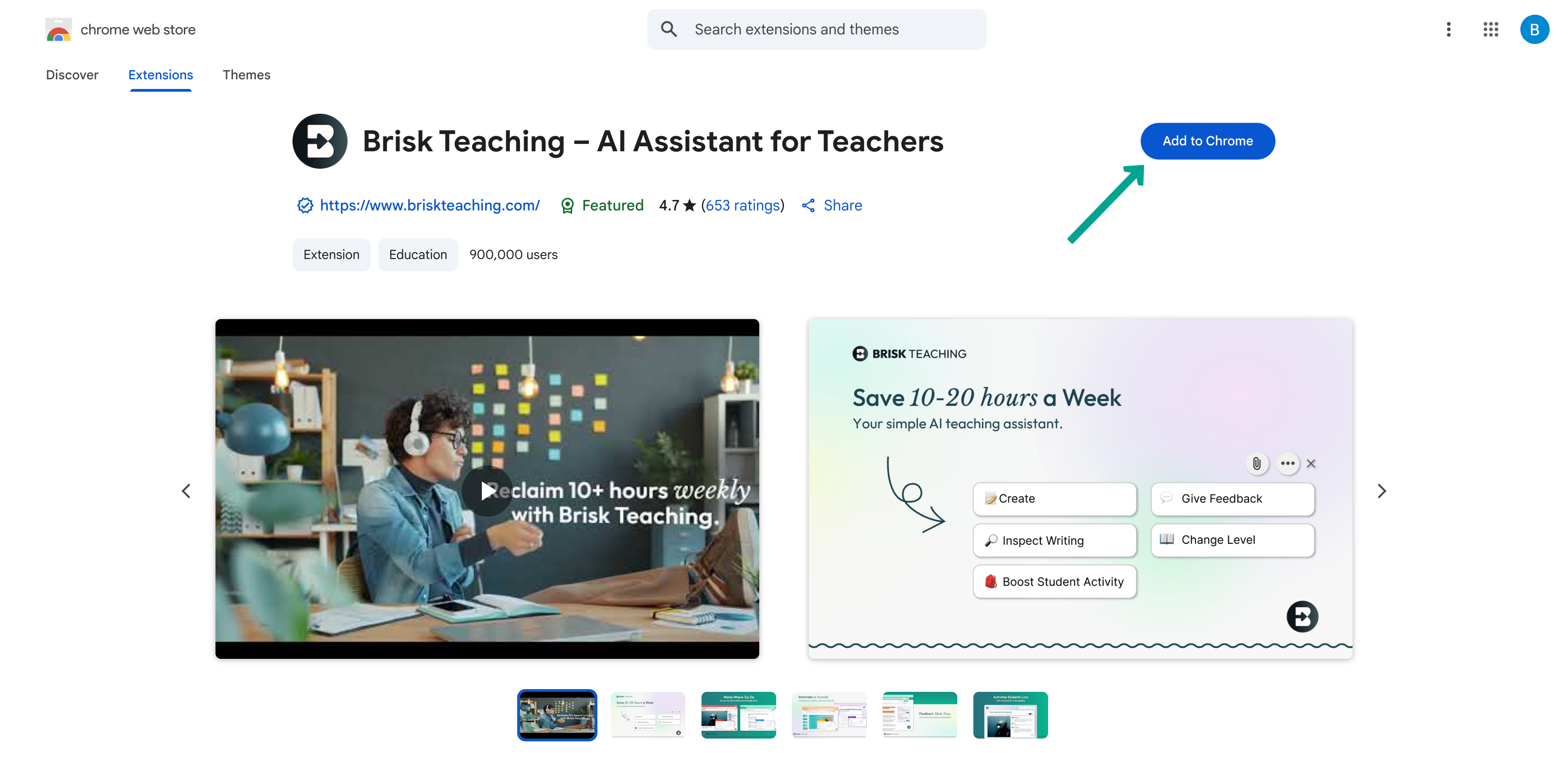 How to install the Brisk Chrome extension – Brisk Teaching