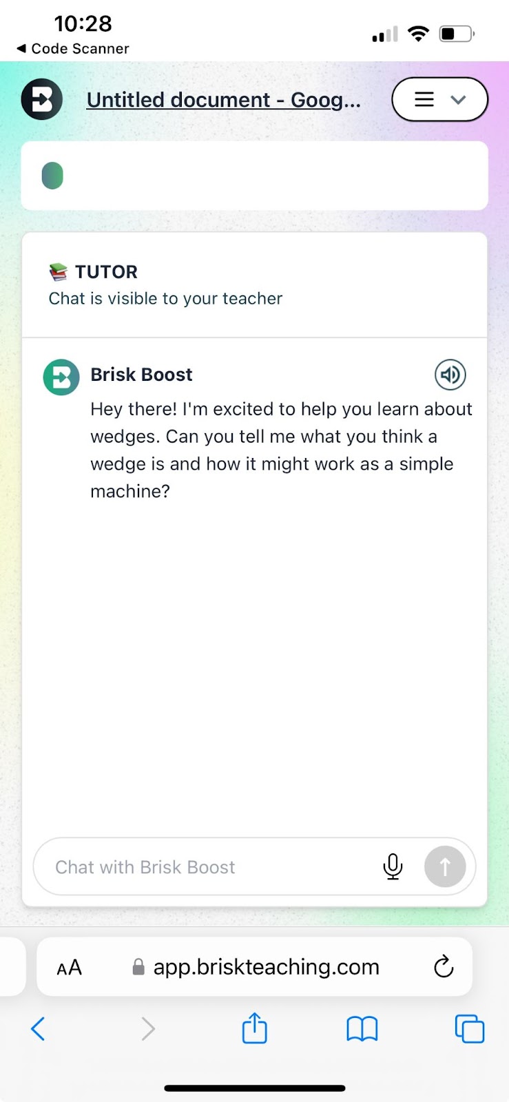 How do students use a Boost Activity? – Brisk Teaching